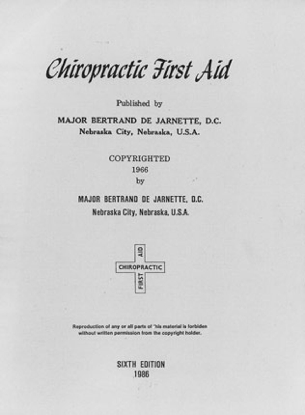 Chiropractic First Aid | SOTO Australia